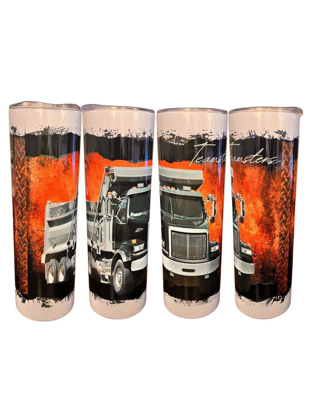 Personalized Dump Truck Tumbler | Custom Dump Truck Cup | Teamsters ...