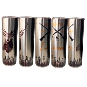 Custom Hunting Tumbler | Personalized Deer Hunting Cup With Date ...