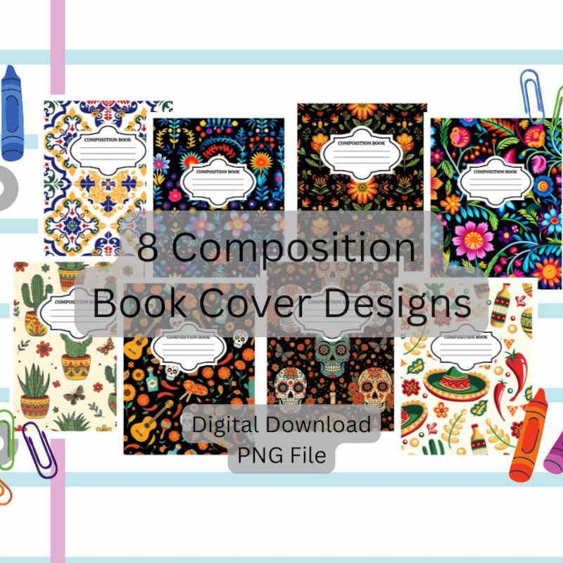 Mexican Themed Notebook - Etsy