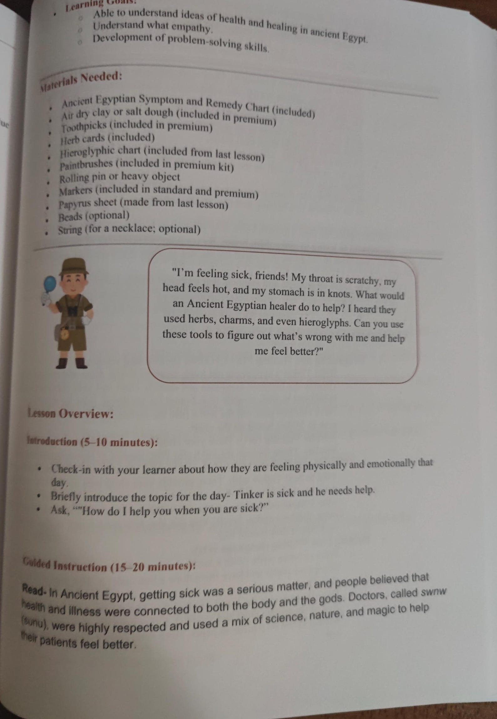 Time Travel Adventures Lesson Book for Kids | Neurodiverse Curriculum ...