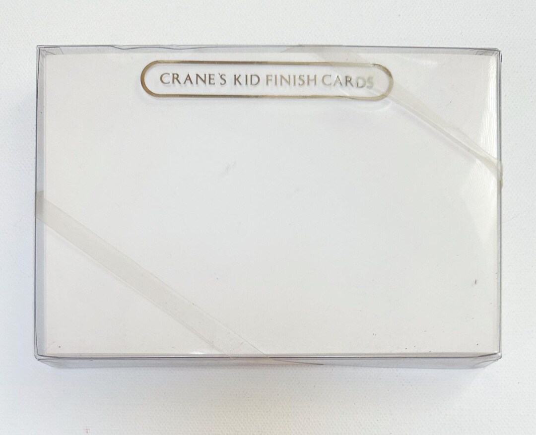 Vintage 1990s Cranes Stationery - Crane's Kid Finish Cards - Cotton ...