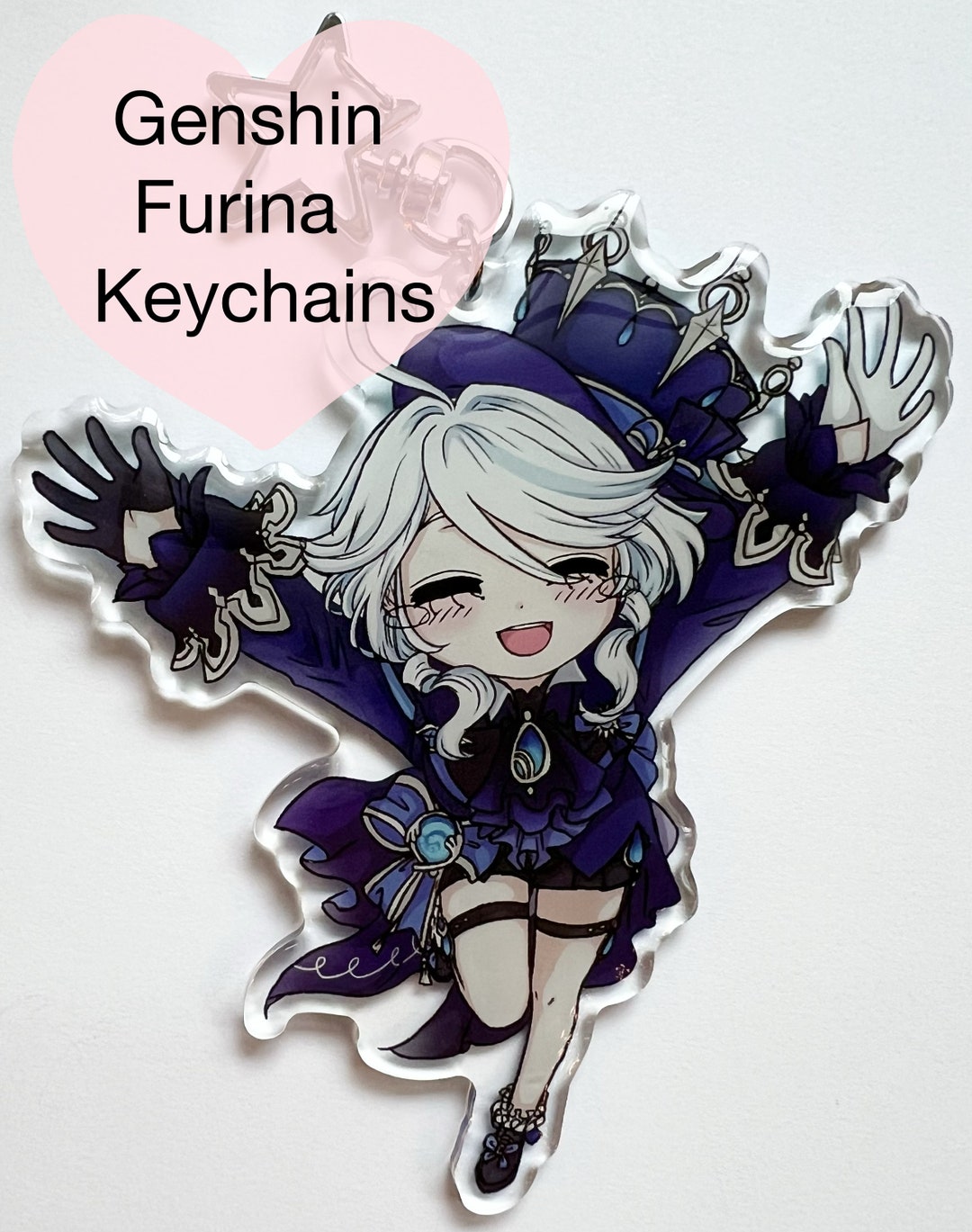 Genshin Furina Keychains - Etsy