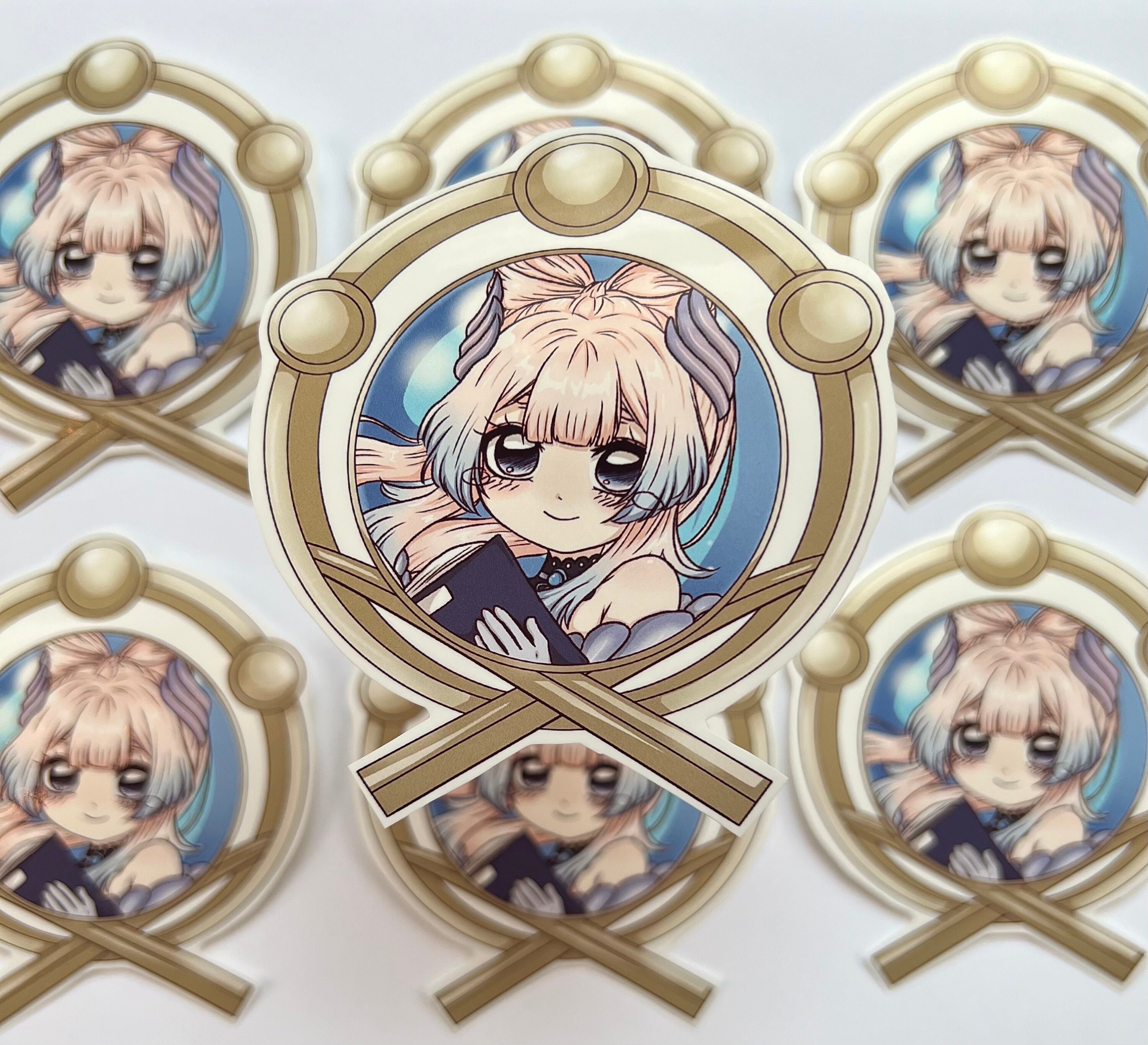 Genshin Vision Frame Character Stickers Inazuma Collection 1 - Etsy