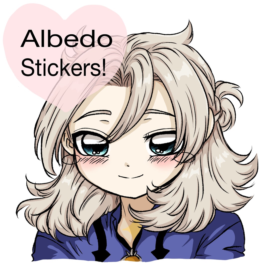 Genshin Albedo Stickers - Etsy