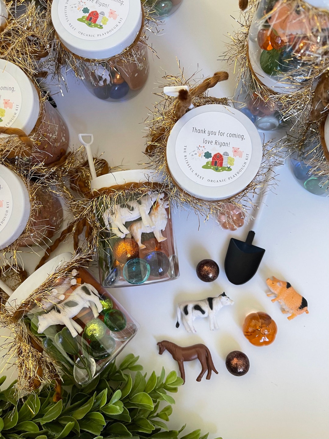 FARM Playdough Mini Kit, Playdough Kit, Farm Birthday, Farm Birthday ...