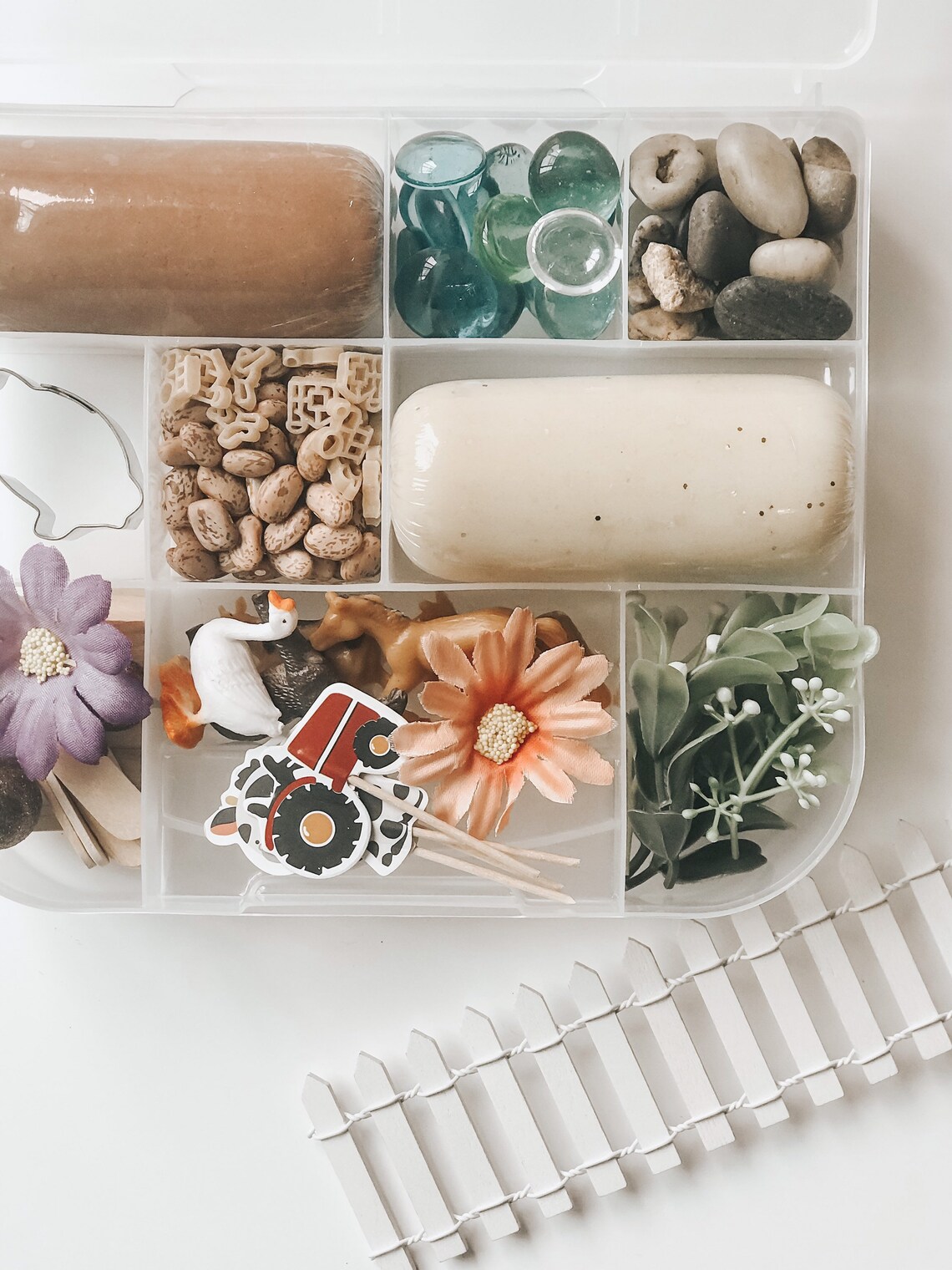 FARM Playdough Sensory Busy Box Playdough Kit Sensory Kit - Etsy