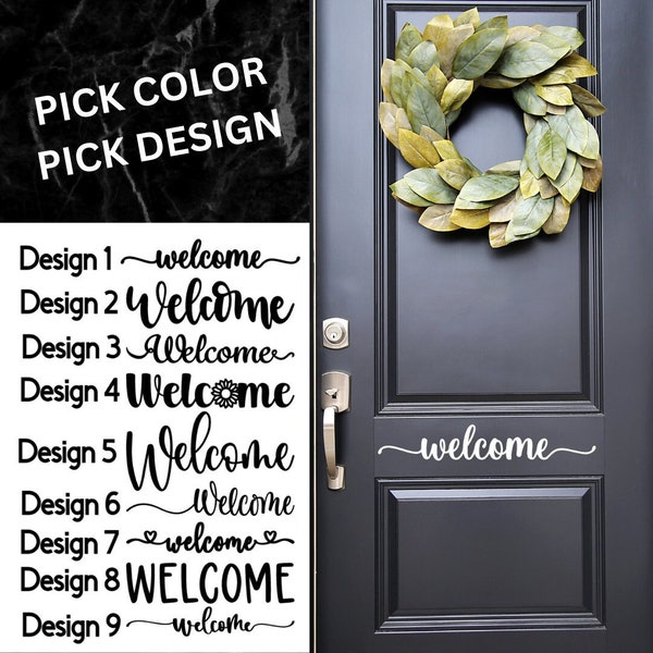 Welcome Vinyl - Etsy