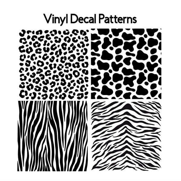 Zebra Print Decal - Etsy
