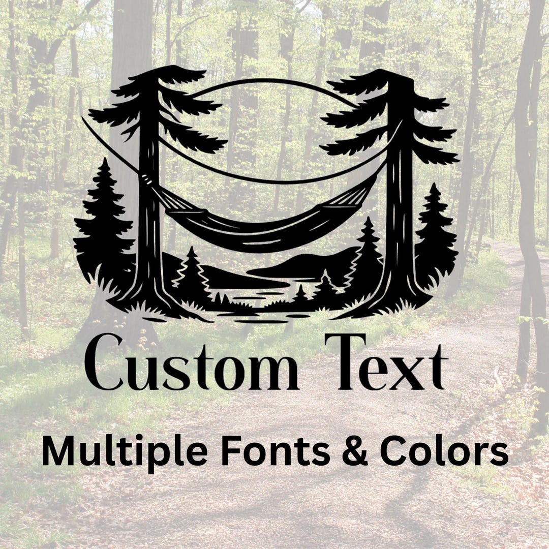Camping Decal, Custom Text Decal, Custom Camping Decal, Custom Mailbox ...