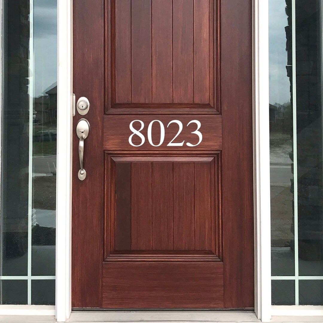 House Numbers, House Number Decal, House Number Sticker, Address ...