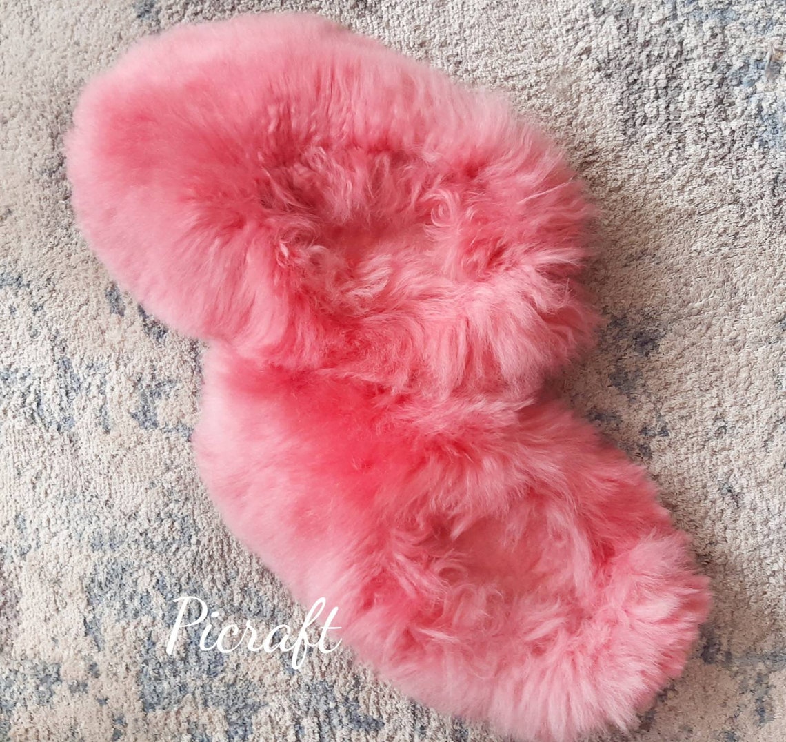 New Model Alpaca Slipper Made of Alpaca Fur Unisex Alpaca - Etsy