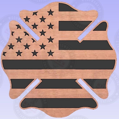 American Flag USA CNC Digital File Vcarve Aspire - Etsy