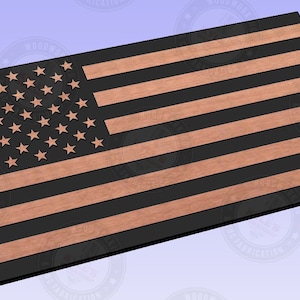 American Flag USA - CNC Digital File - Vcarve - Aspire - Cricut ...