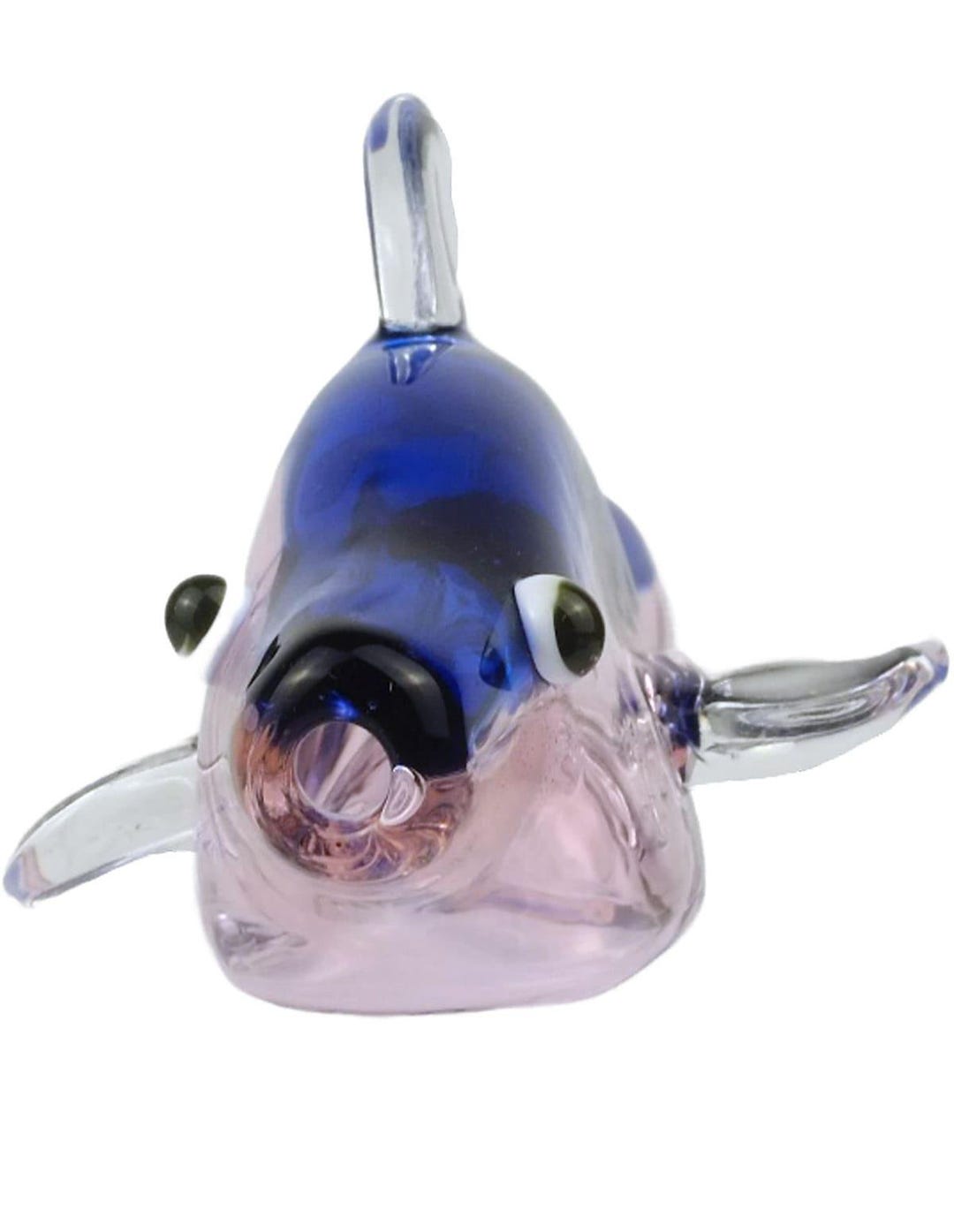 6"handcrafted Dolphin Pipe Inspired Borosilicate Pipe Smoking Utensil ...