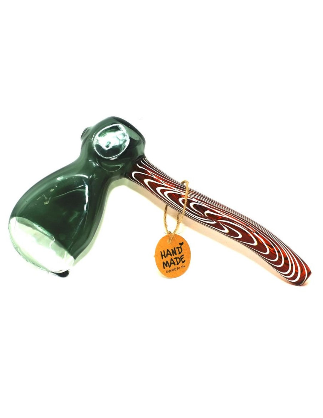 6.5-7 handcrafted Axe Hammer Inspired Borosilicate Pipe Smoking Utensil ...