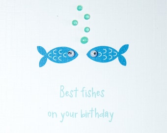 Best Fishes on Your Birthday Fish Pun Humour Funny - Etsy Ireland