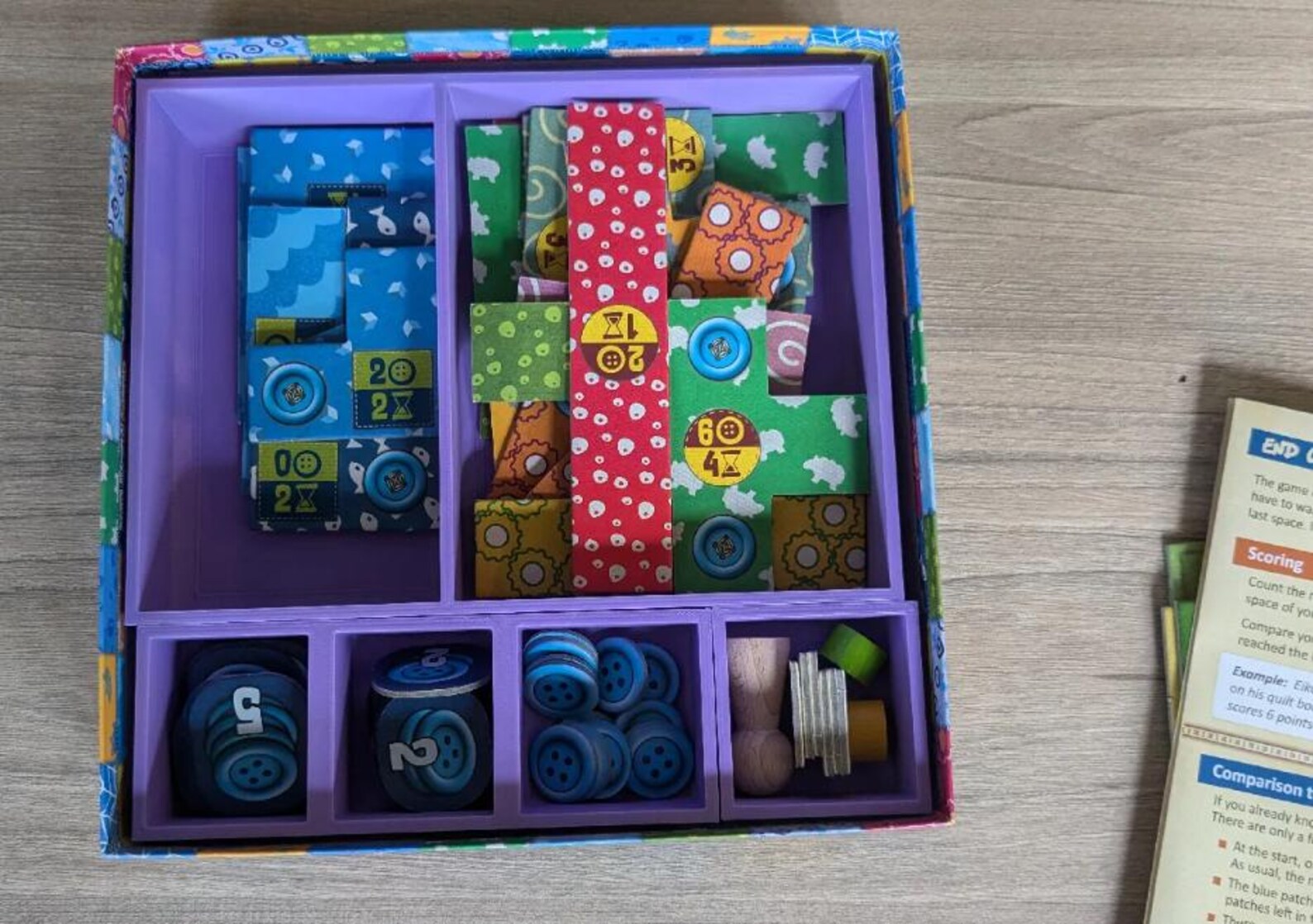 Patchwork Express 3d-printed Board Game Insert Custom Organizer - Etsy