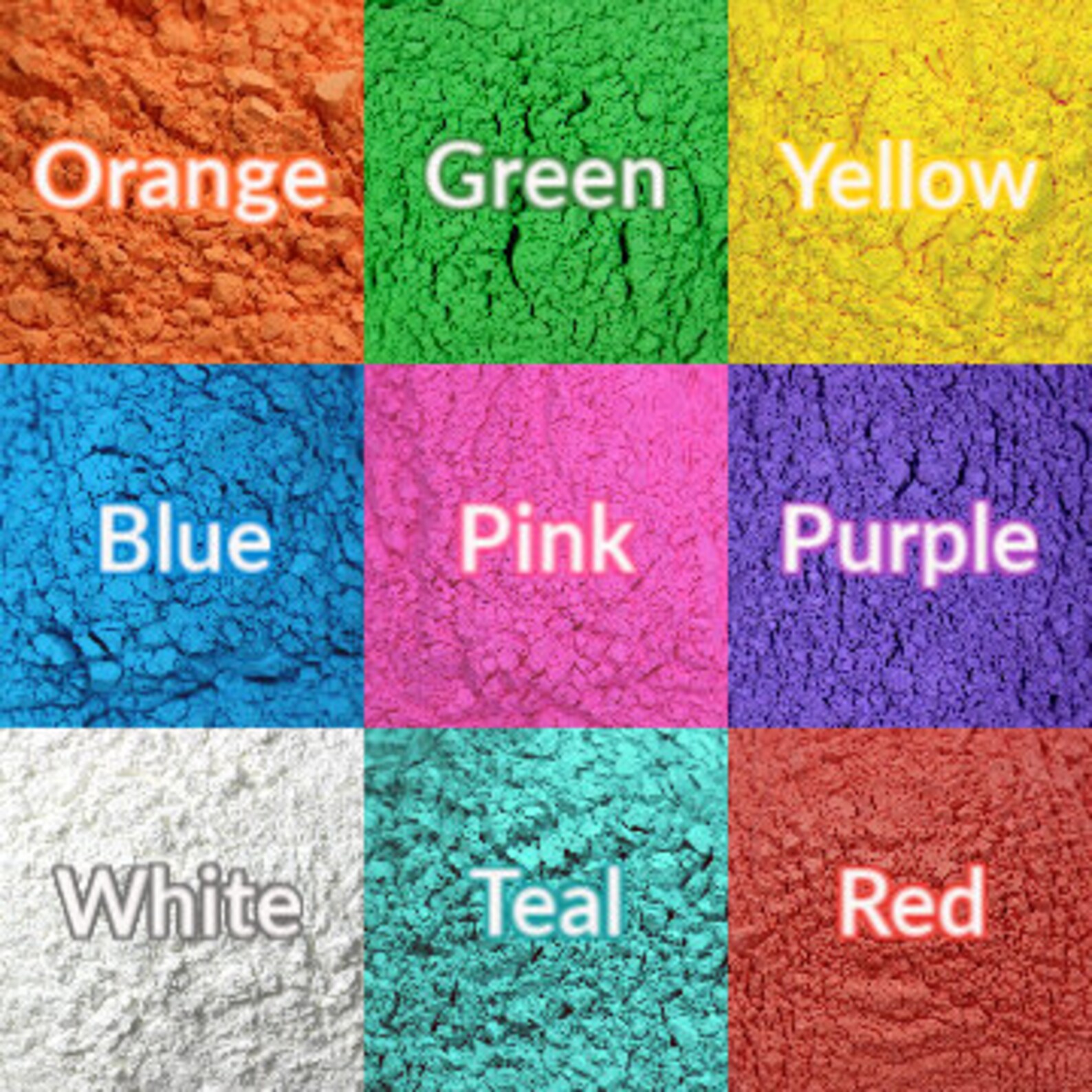 Color Blaze Holi Powder 1 Pound Bags Your Choice of Colors | Etsy