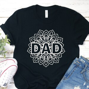 Papá mandala svg Padres día svg Padres día camisa svg Papá svg Padres ...