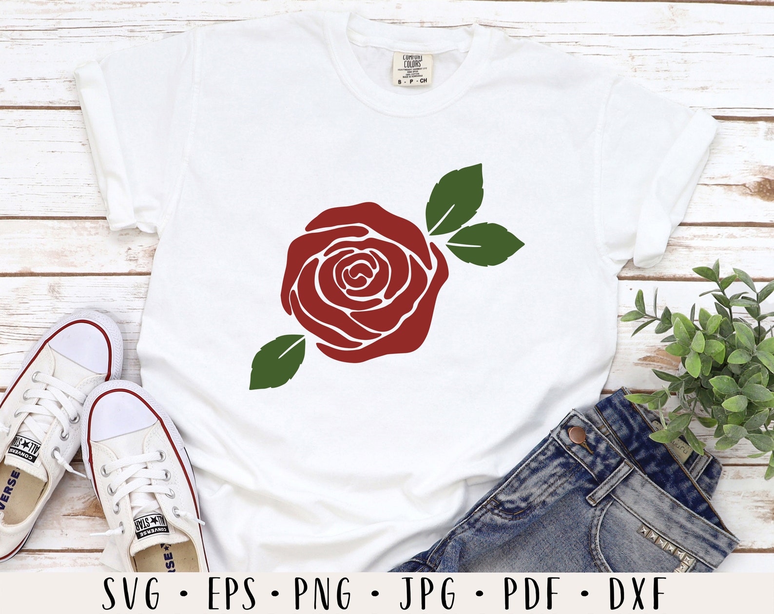 Rose Svg Bundle Rose Cut File Rose Svg Red Rose Svg Flower Svg | Etsy