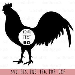 Rooster Svg Bundle Chicken Svg Rooster Png Chicken Monogram Chicken Png ...