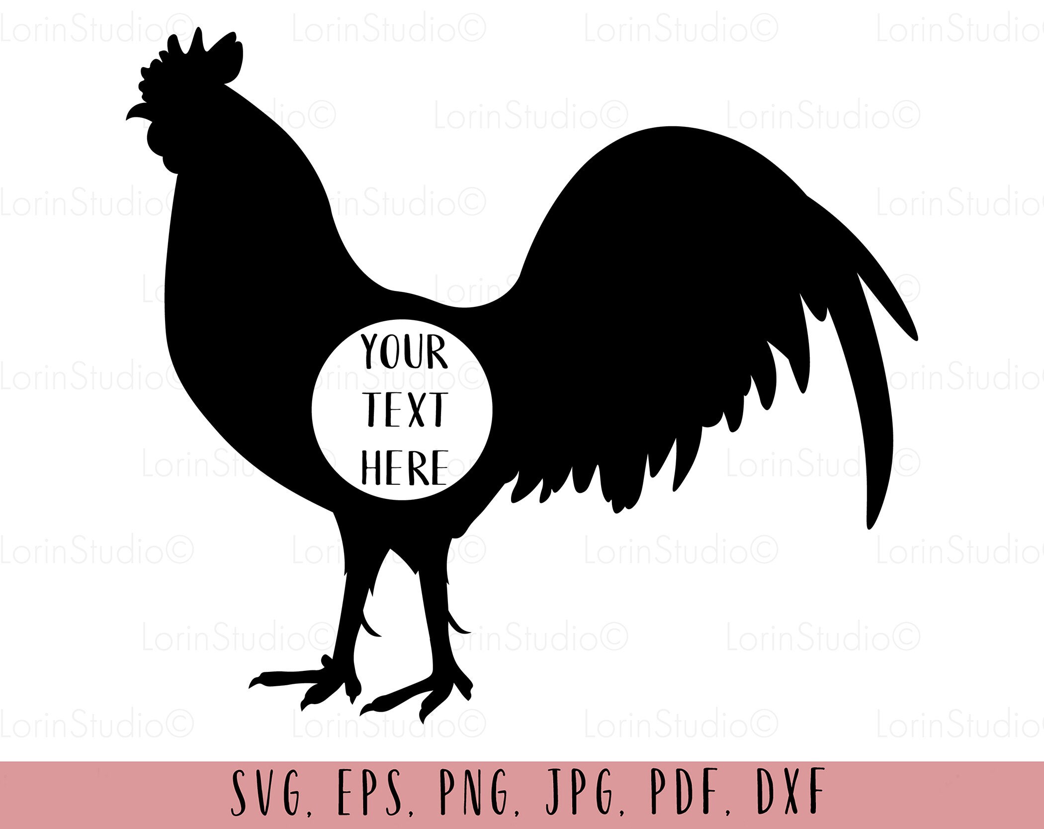 Rooster Svg Bundle Chicken Svg Rooster Png Chicken Monogram - Etsy