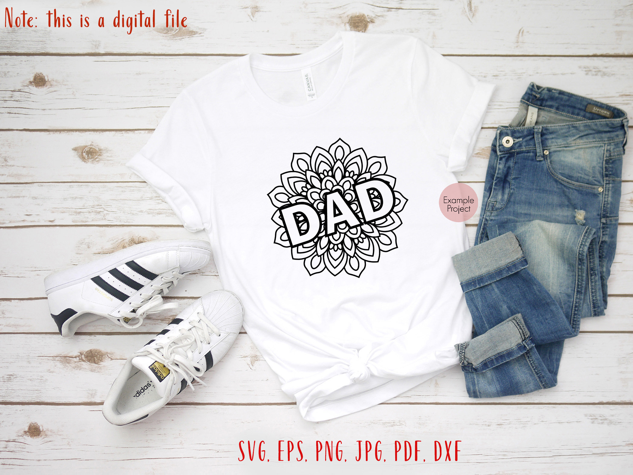 Papá mandala svg Padres día svg Padres día camisa svg Papá svg - Etsy ...