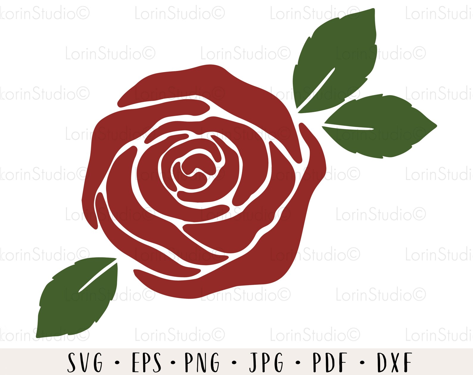 Rose Svg Bundle Rose Cut File Rose Svg Red Rose Svg Flower Svg | Etsy