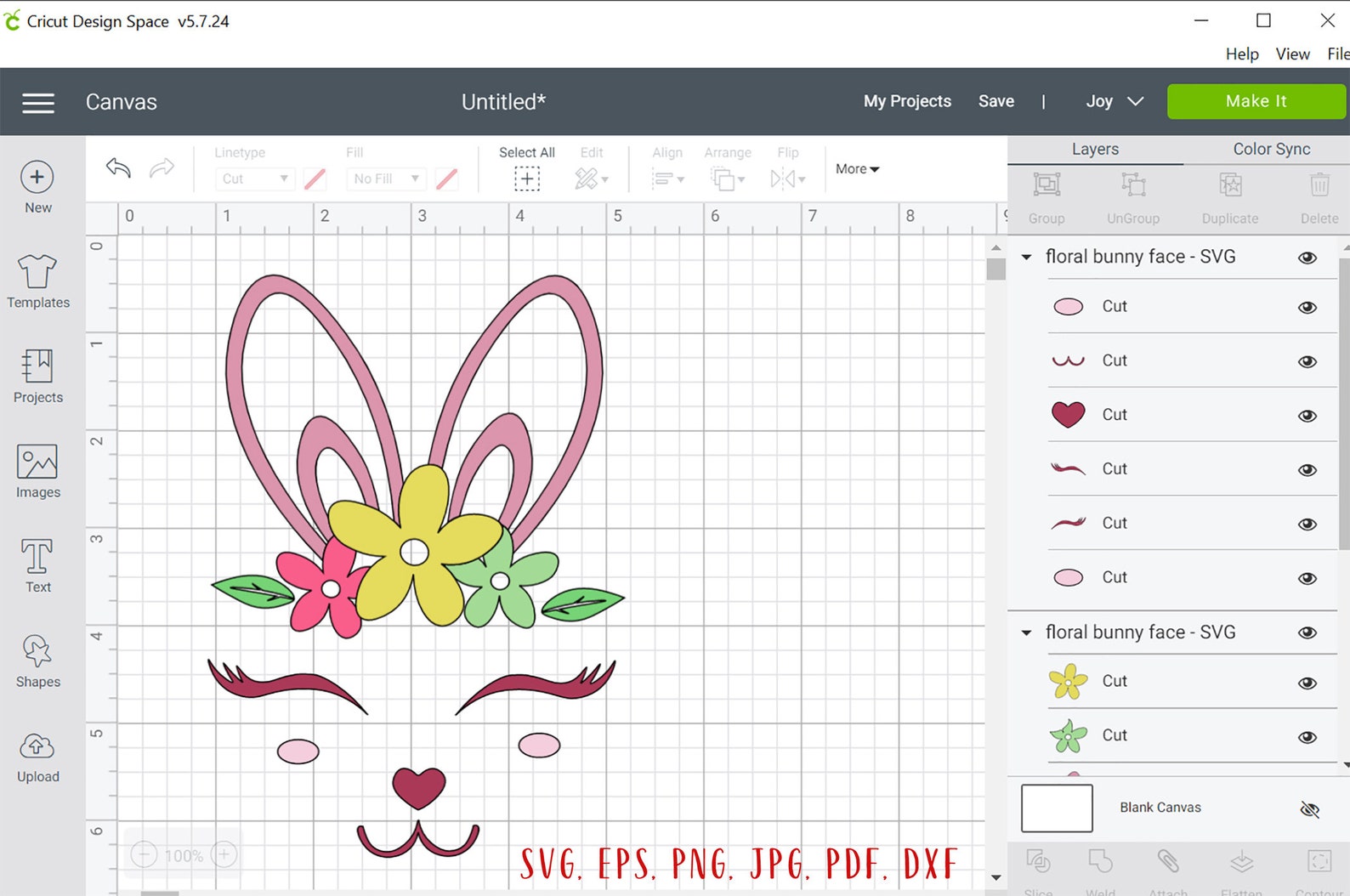Floral Bunny Svg Bunny Svg Bunny Face Svg Floral Bunny Png | Etsy