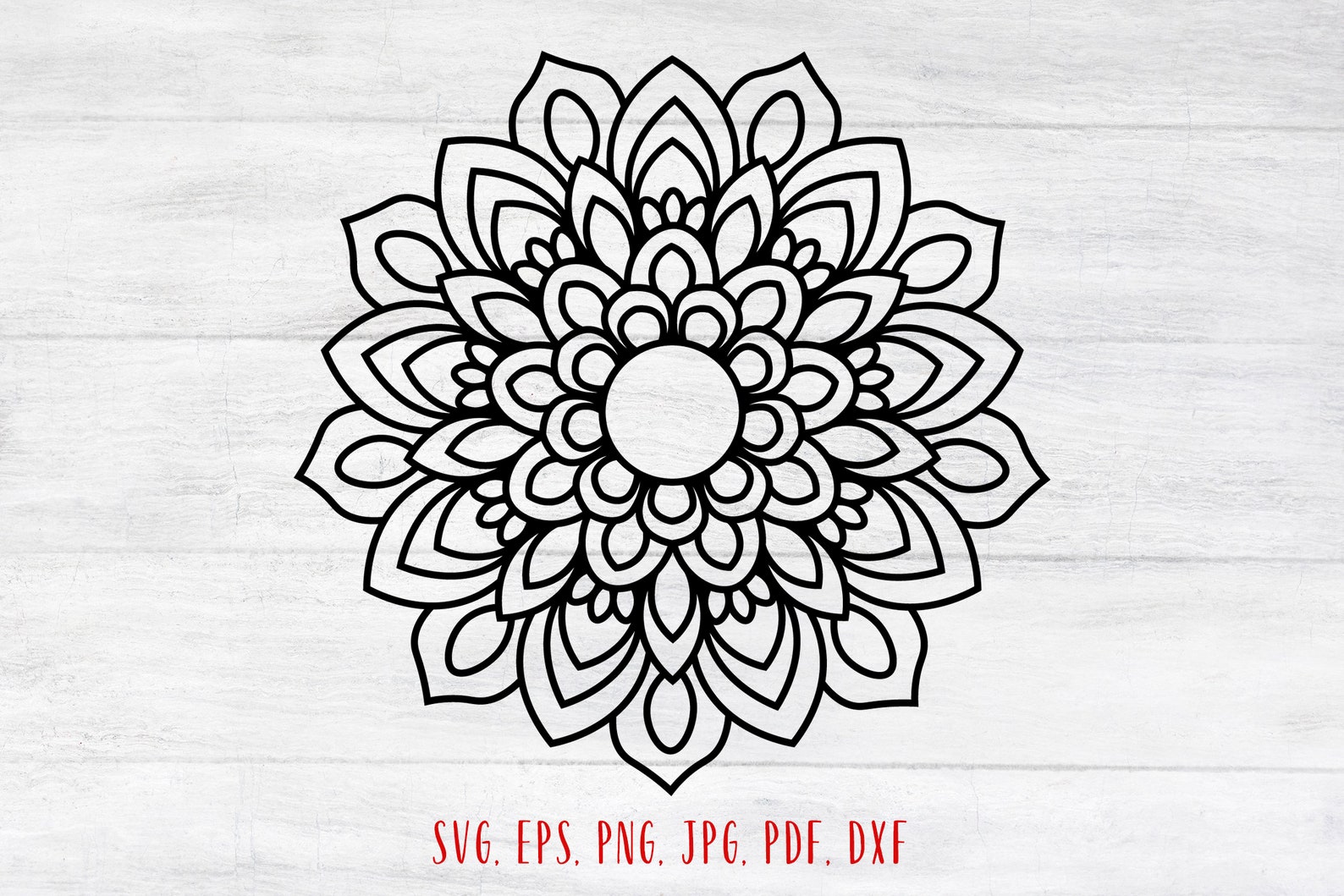 Mandala Svg Mandala Decal Svg Mandala Png Svg Files for Mandala Mandala ...