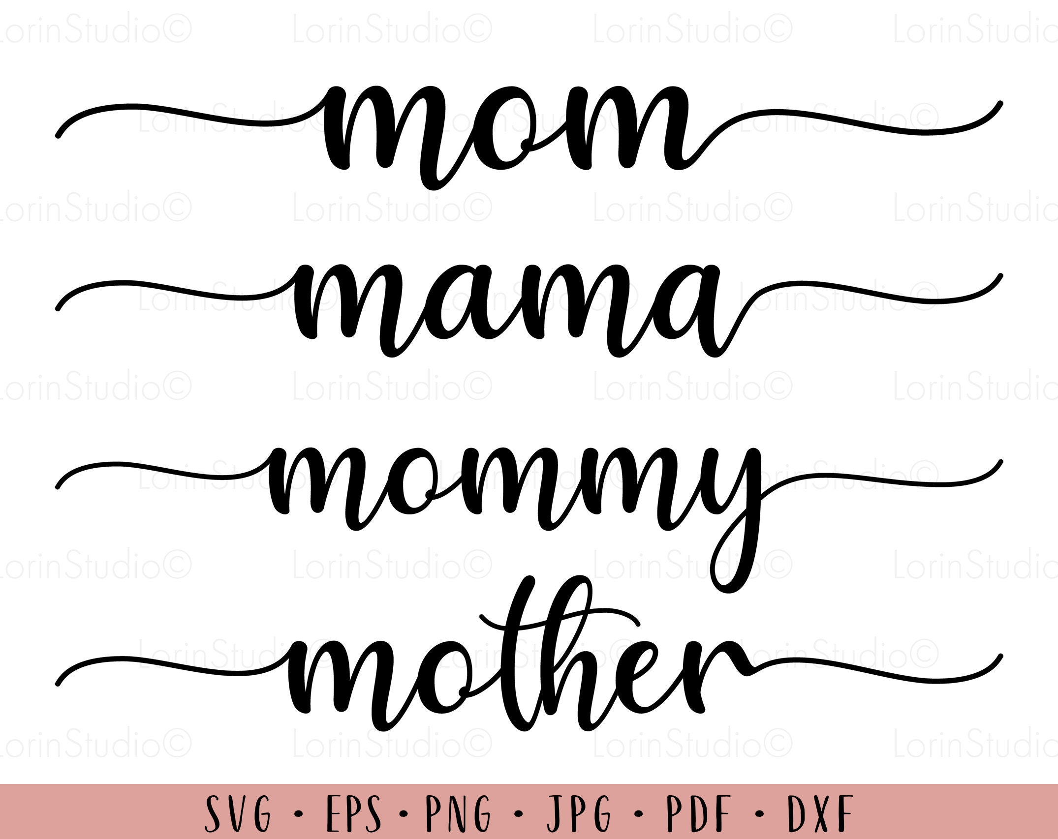 Mothers Day Bundle Svg Mama Svg Mom Svg Mommy Svg Mother Svg | Etsy