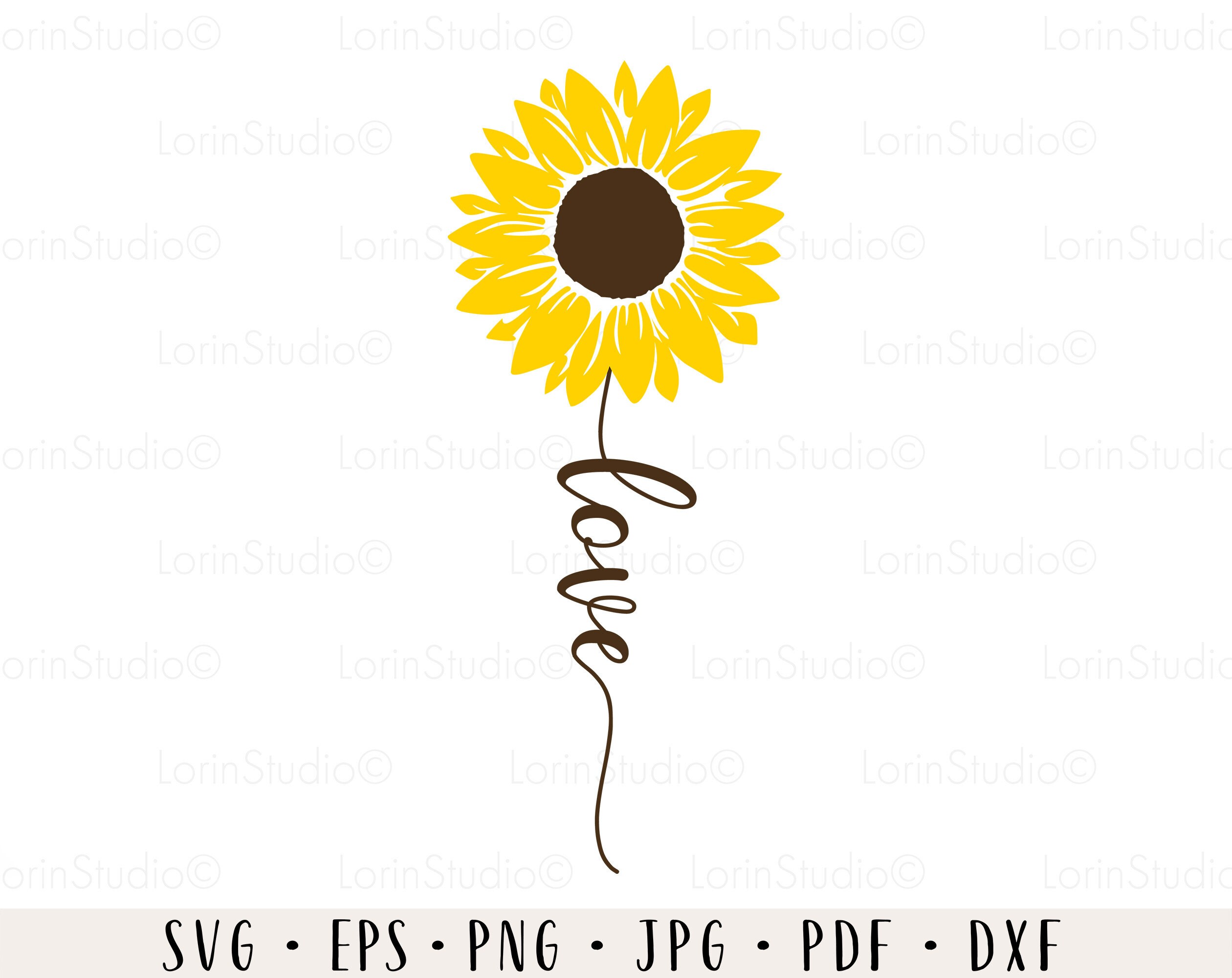 Faith Hope Love Svg Sunflower Bundle Svg Sunflower Svg Flower | Etsy Canada