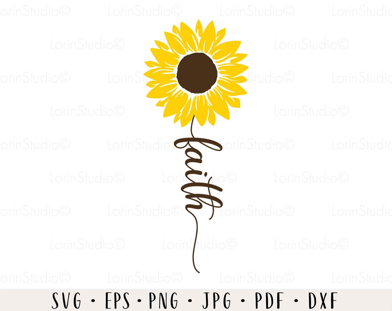 Christian Sunflower Bundle Svg Jesus Faith Believe Svg Christian Svg ...