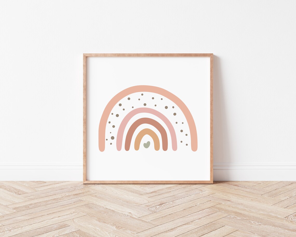 Rainbow Svg Pastel Color Rainbow Boho Rainbow Clipart Nursery Rainbow ...