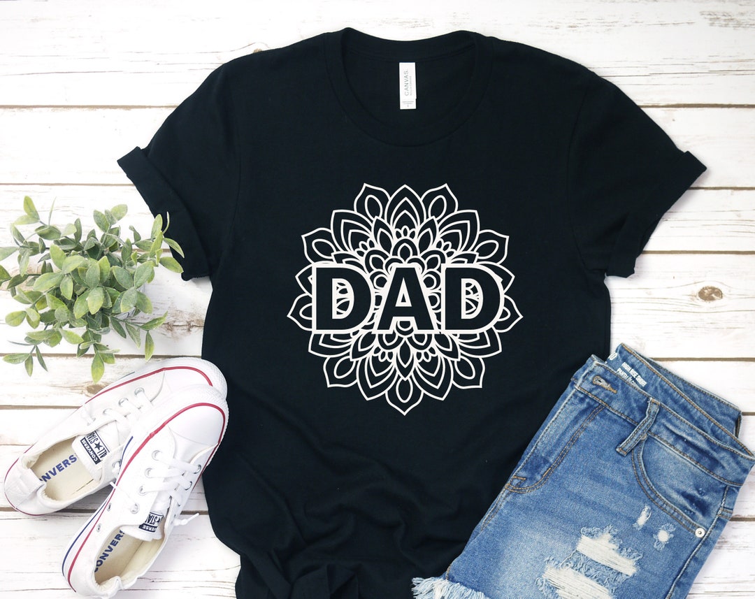 Papá mandala svg Padres día svg Padres día camisa svg Papá svg Padres ...