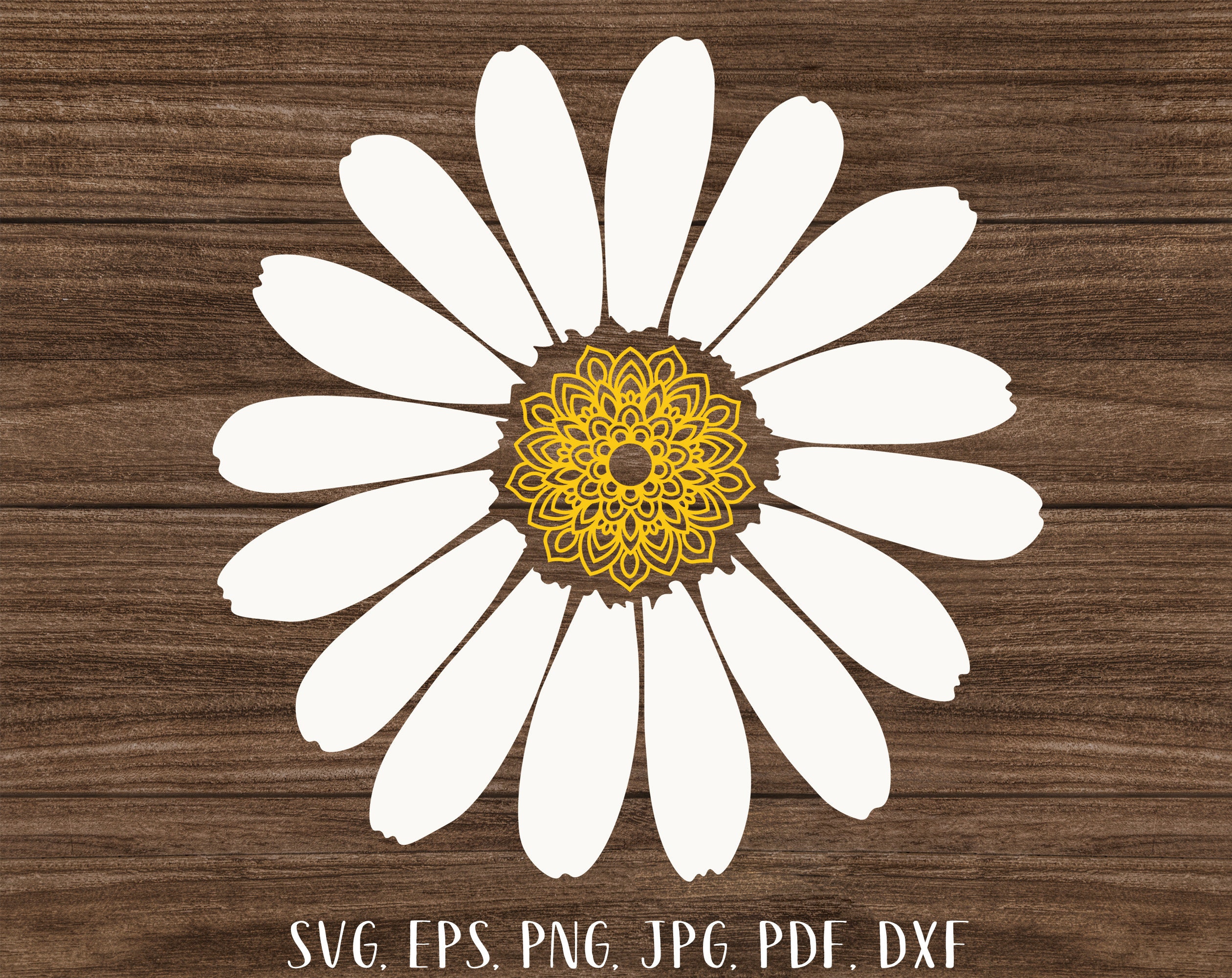 Daisy Bundle Svg Flower Svg Daisy Monogram Daisy Svg Daisy - Etsy Canada