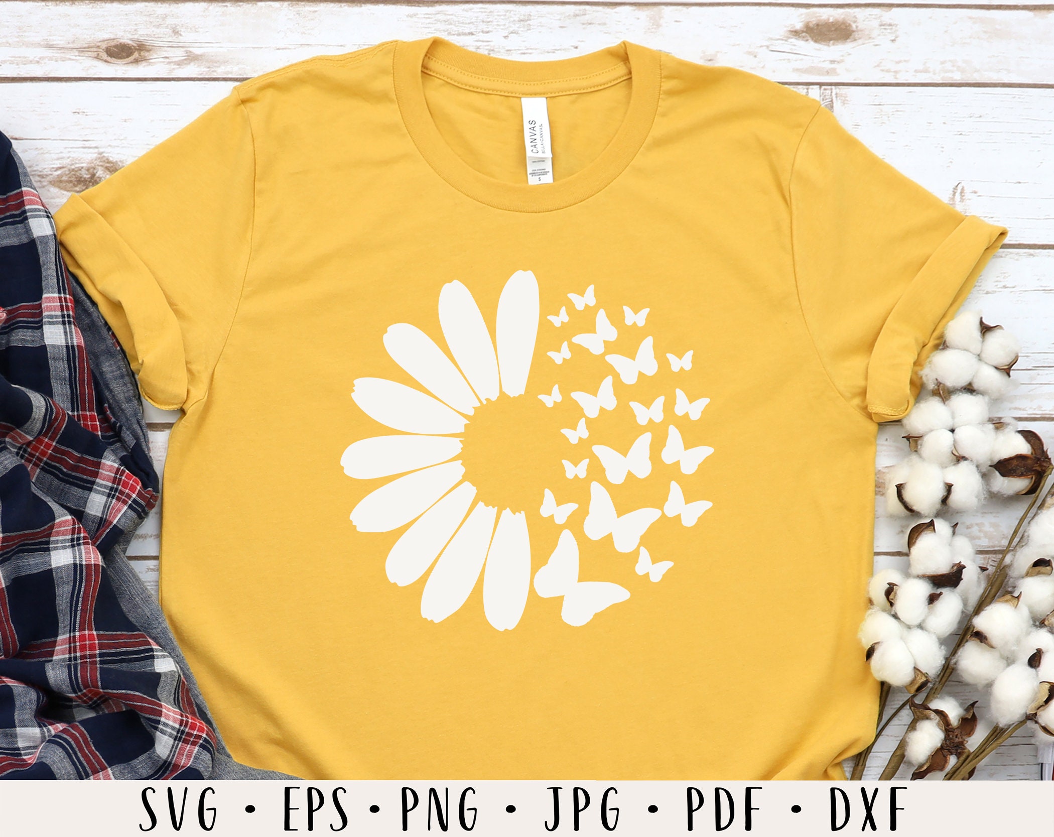 Daisy Butterfly Svg Daisy Svg Butterfly Svg Daisy Clipart | Etsy