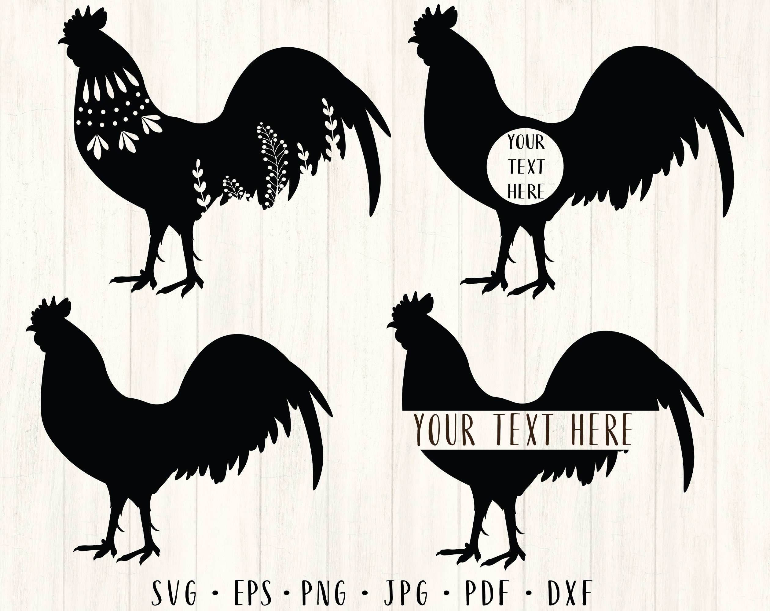 Rooster Svg Bundle Chicken Svg Rooster Png Chicken Monogram - Etsy Israel