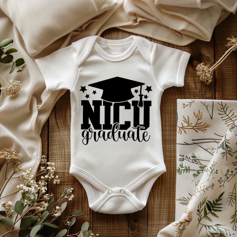 Nicu Graduate, Nicu Baby, Baby Svg, Preemie Baby, Premie Baby, File for ...