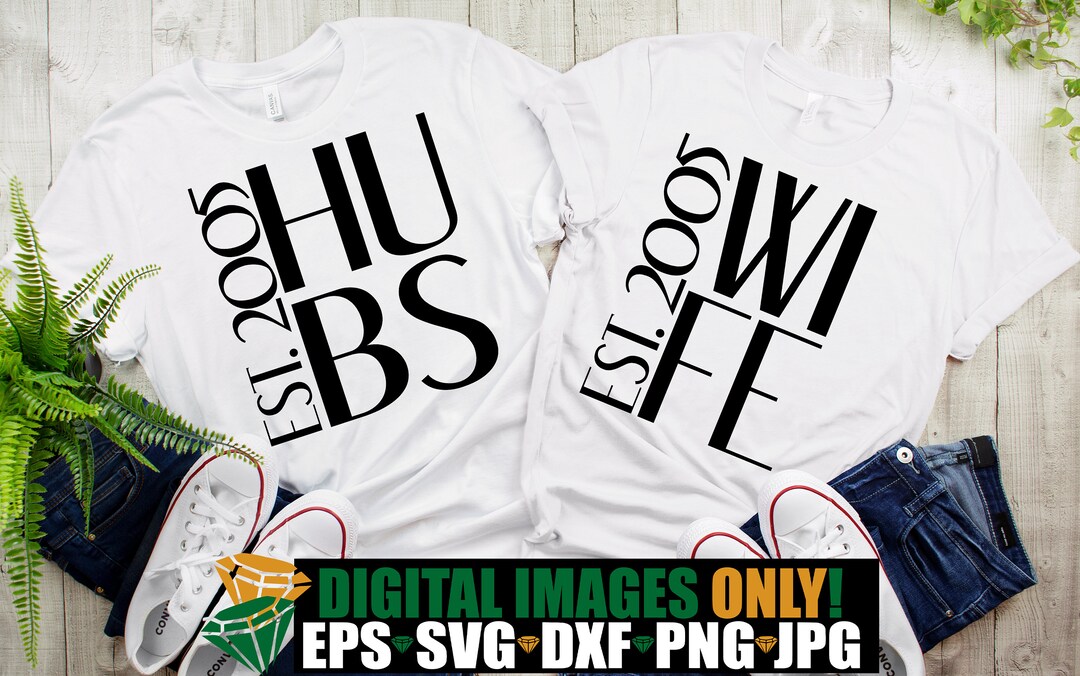 Anniversary Svg, Married in 2005 Svg, Matching Anniversary Shirts Svg ...