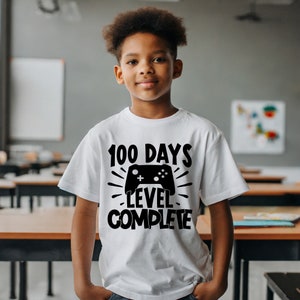 100 Days Level Complete, 100th Day of School Svg, 100 Days of School ...