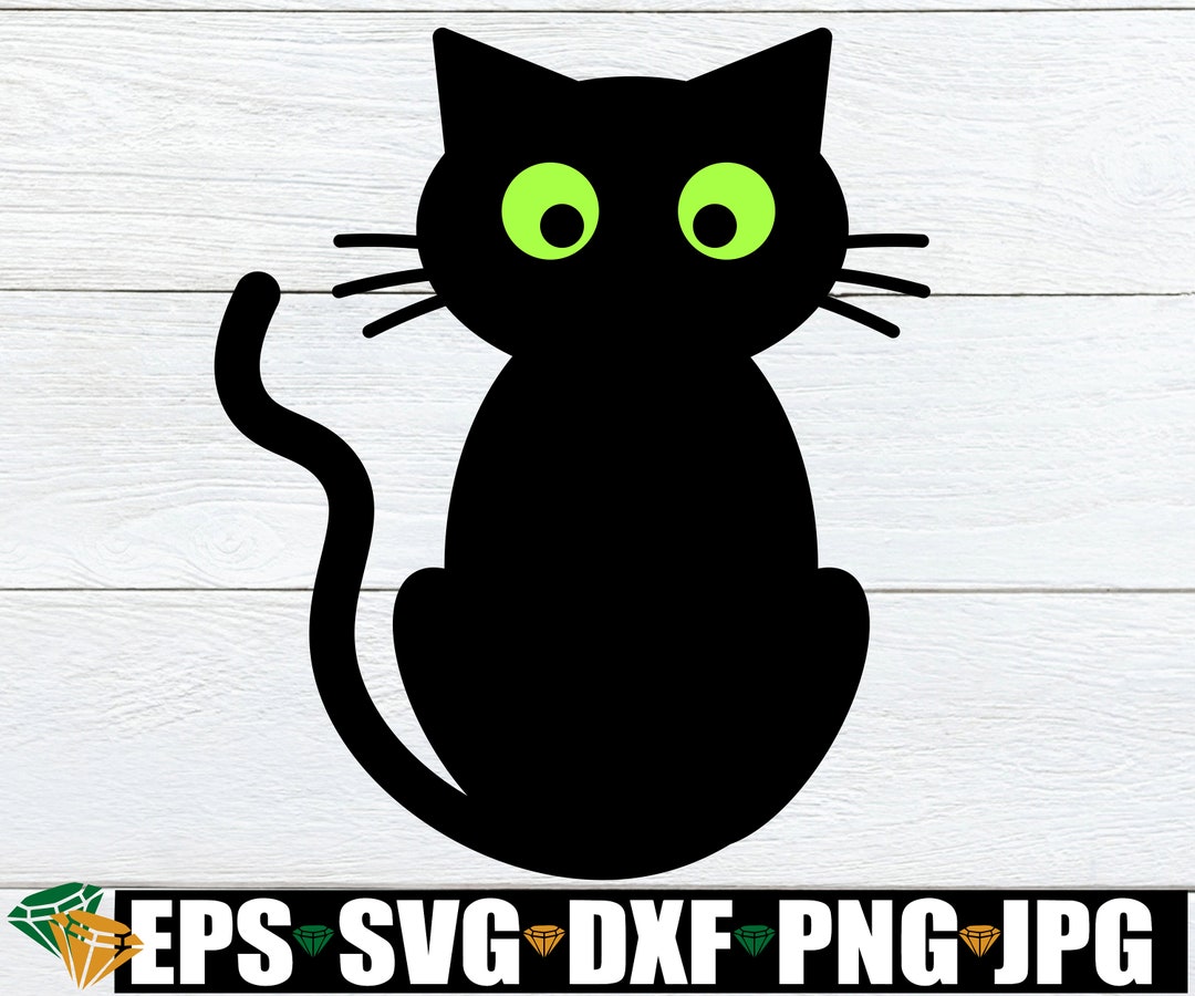 Cat Svg, Halloween Cat Svg, Halloween Clipart, Halloween Svg, Kids ...