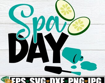 Spa Party Svg | Etsy