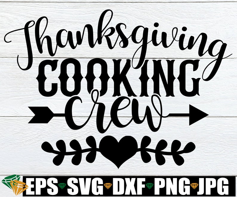 Thanksgiving Cooking Crew, Thanksgiving Dinner Apron Svg, Thanksgiving ...