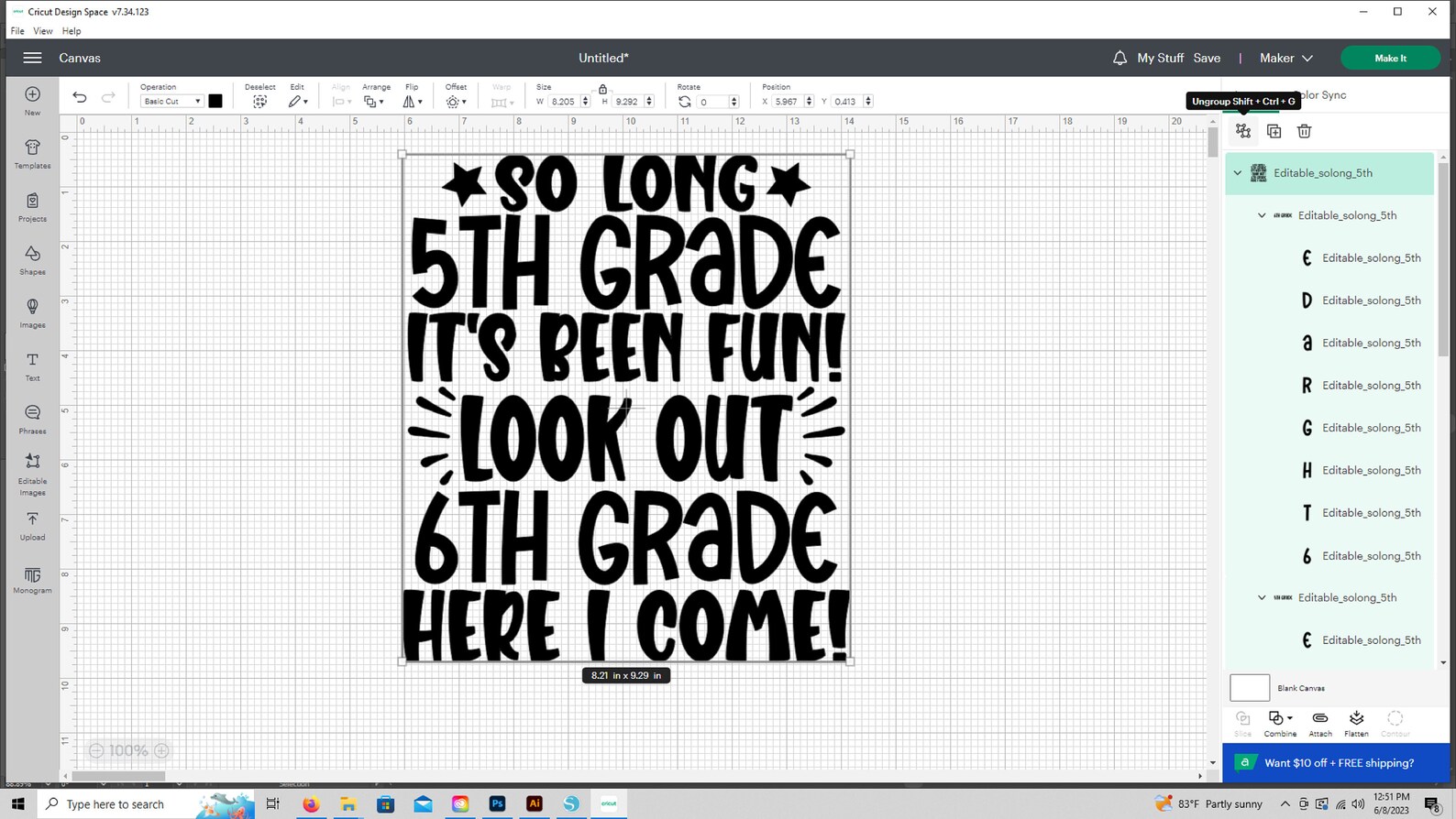 So Long 5th Grade It's Been Fun Look Out 6th Grade Here I Come, 5th ...