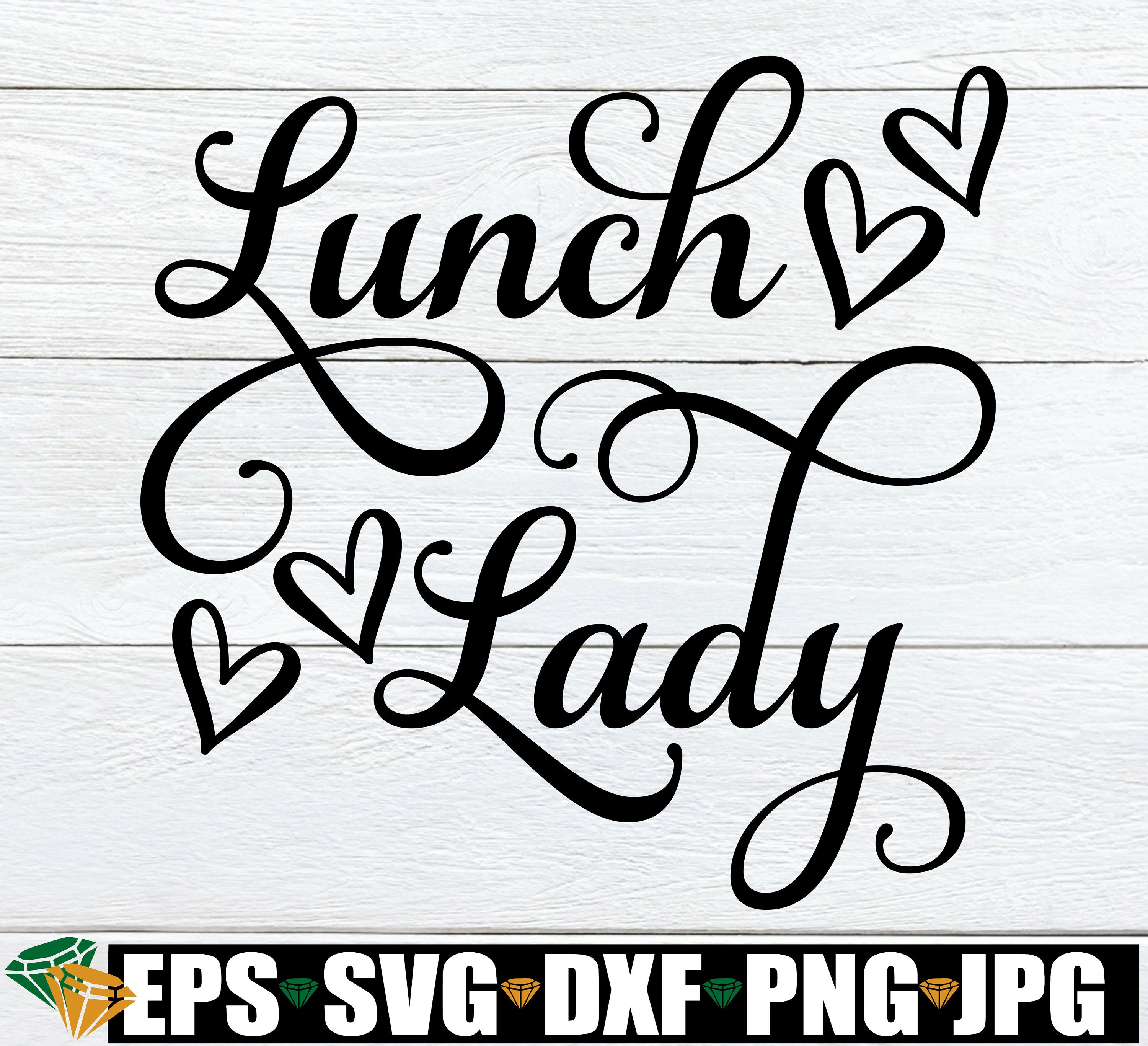 Lunch Lady Lunch Lady Svg Lunch Lady Appreciation Gift Staf - Etsy