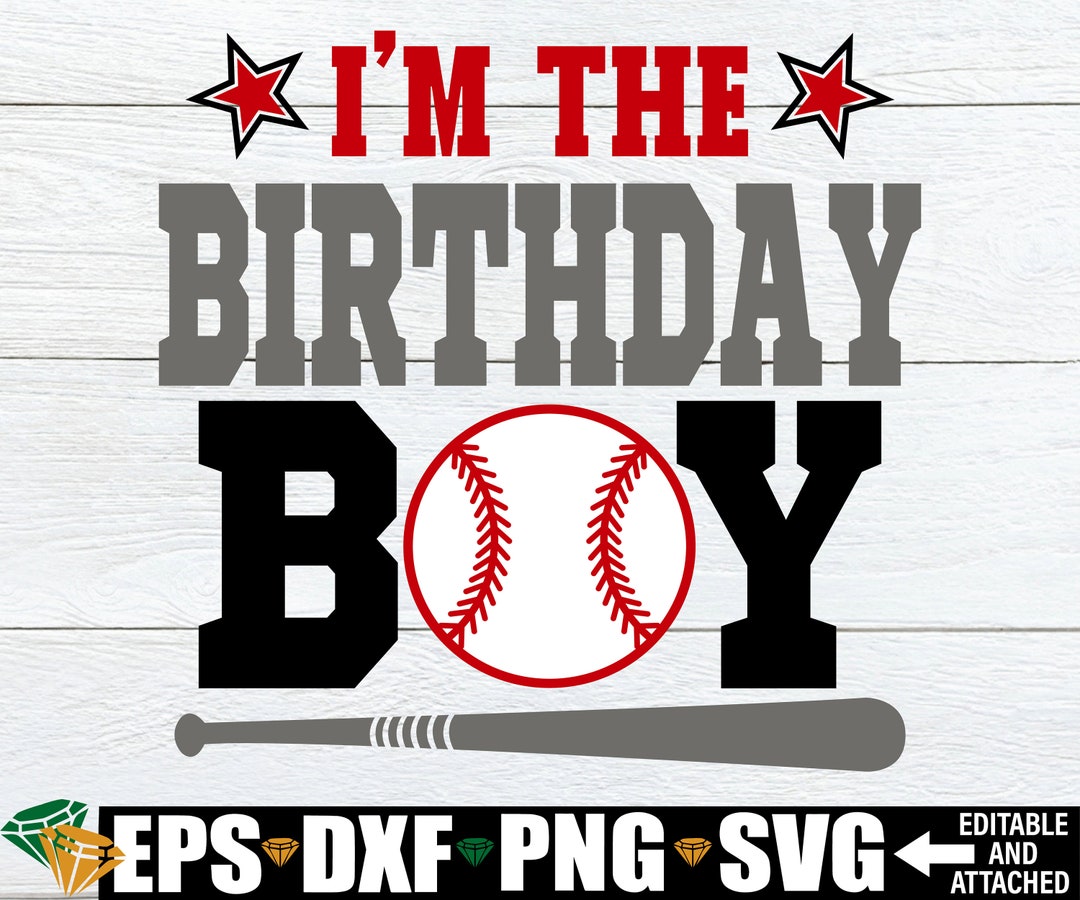 Baseball Birthday Boy Svg, Baseball Birthday Svg, Birthday Boy Svg ...