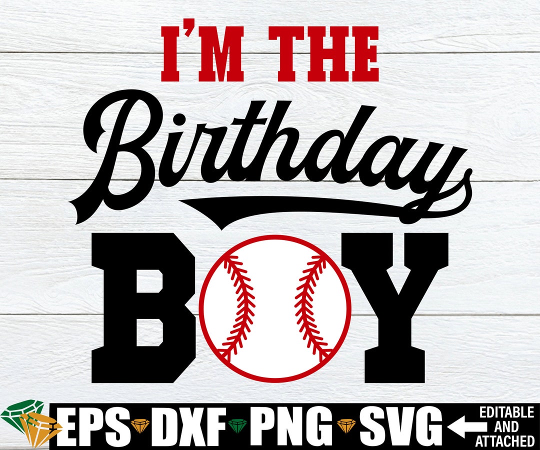 Baseball Birthday Boy Svg, Baseball Birthday Svg, Birthday Boy Svg ...