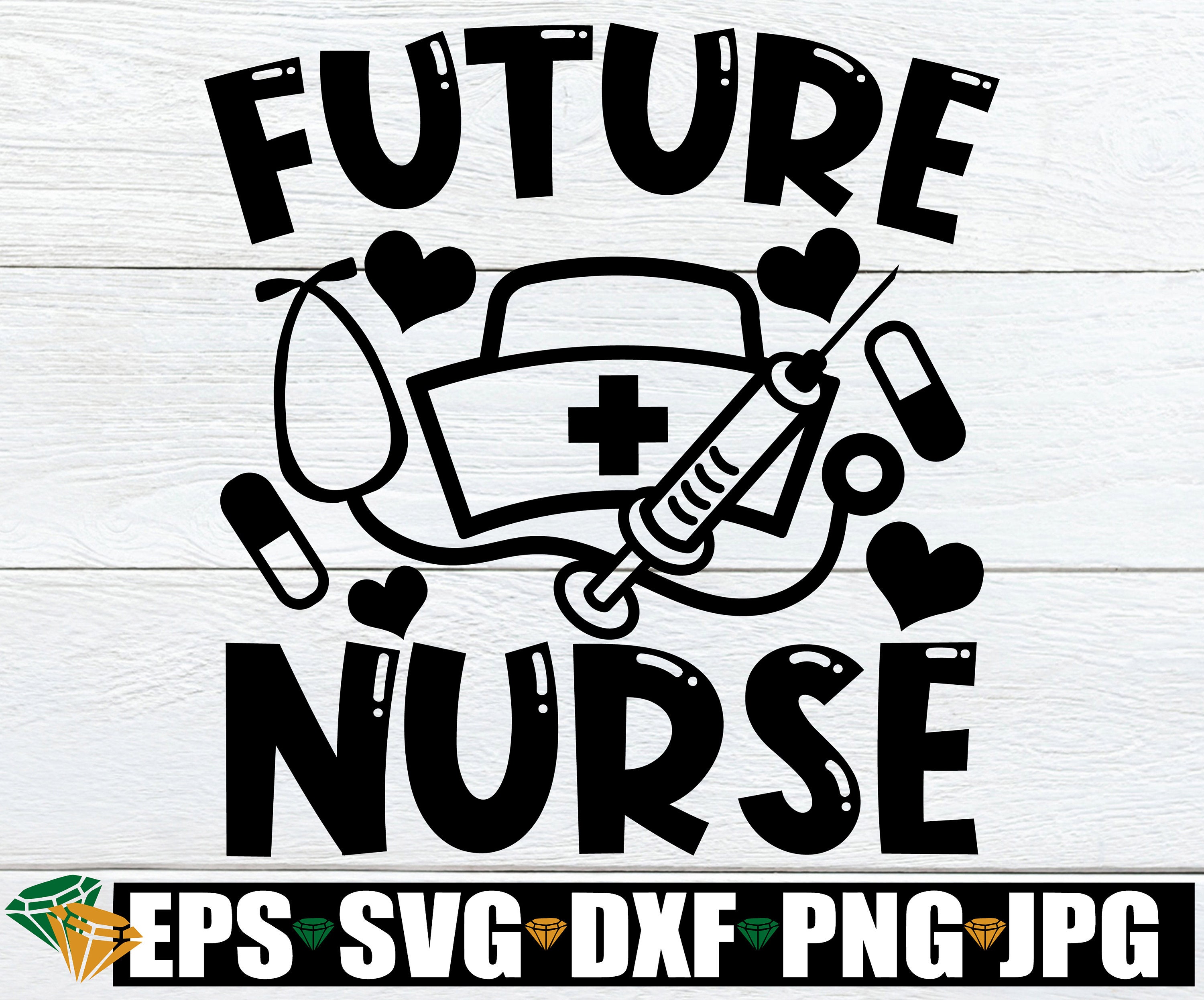 Future Nurse Future Nurse Svg Nursing Student Svg Career - Etsy
