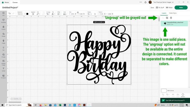 Happy Birthday SVG, Happy Birthday Script, Happy Birthday Stencil ...